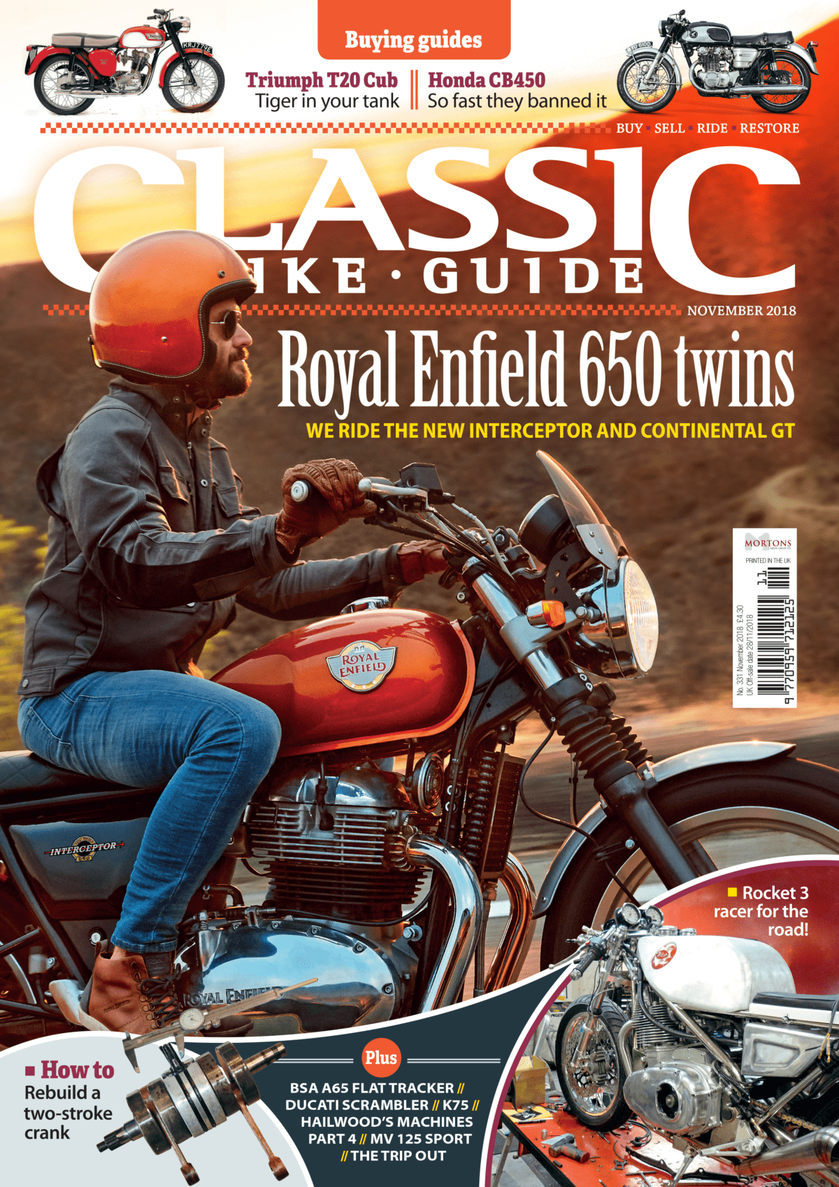 NOVEMBER ISSUE ON SALE NOW! | Classic Bike Guide Magazine