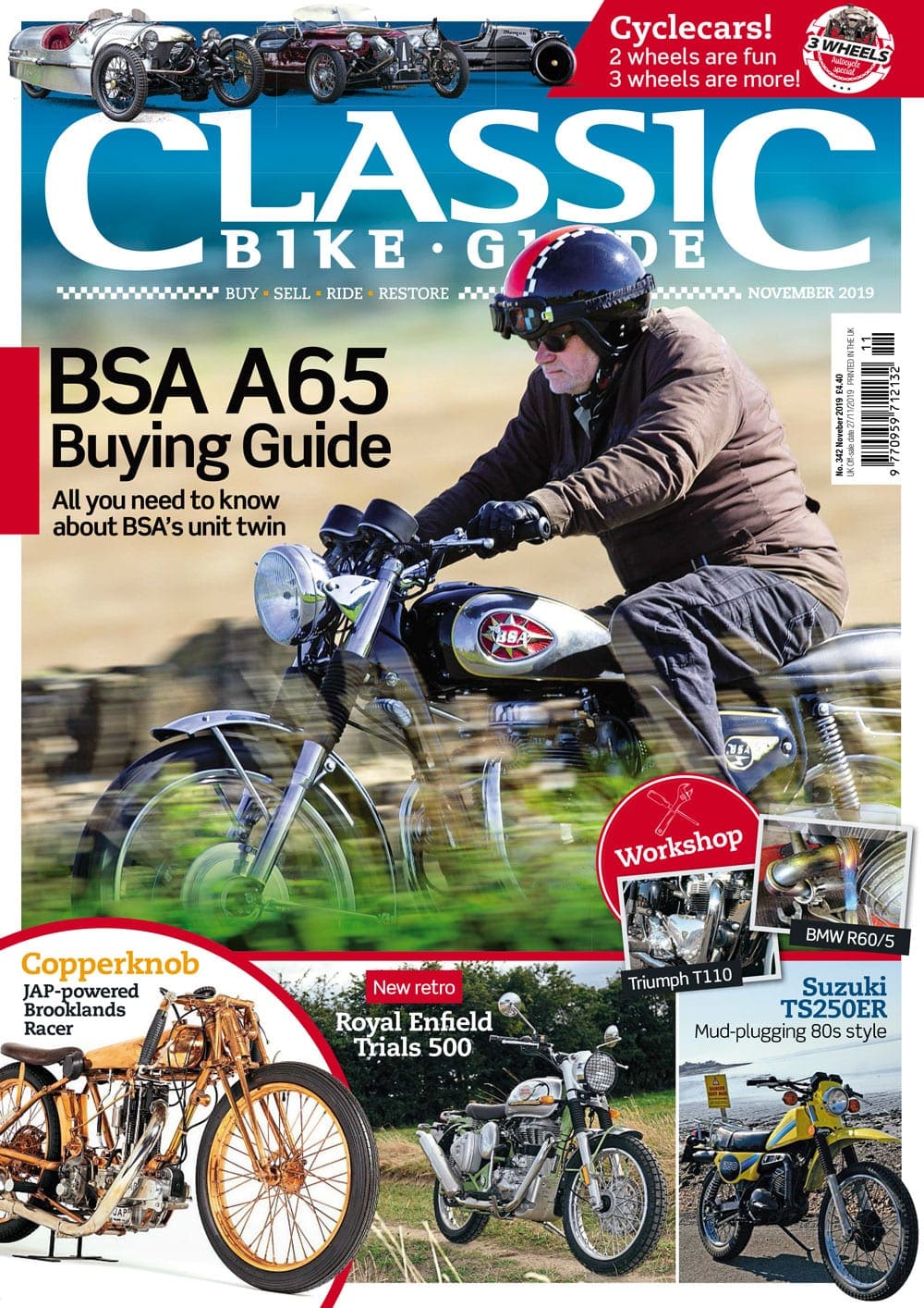 November issue on sale now! | Classic Bike Guide Magazine