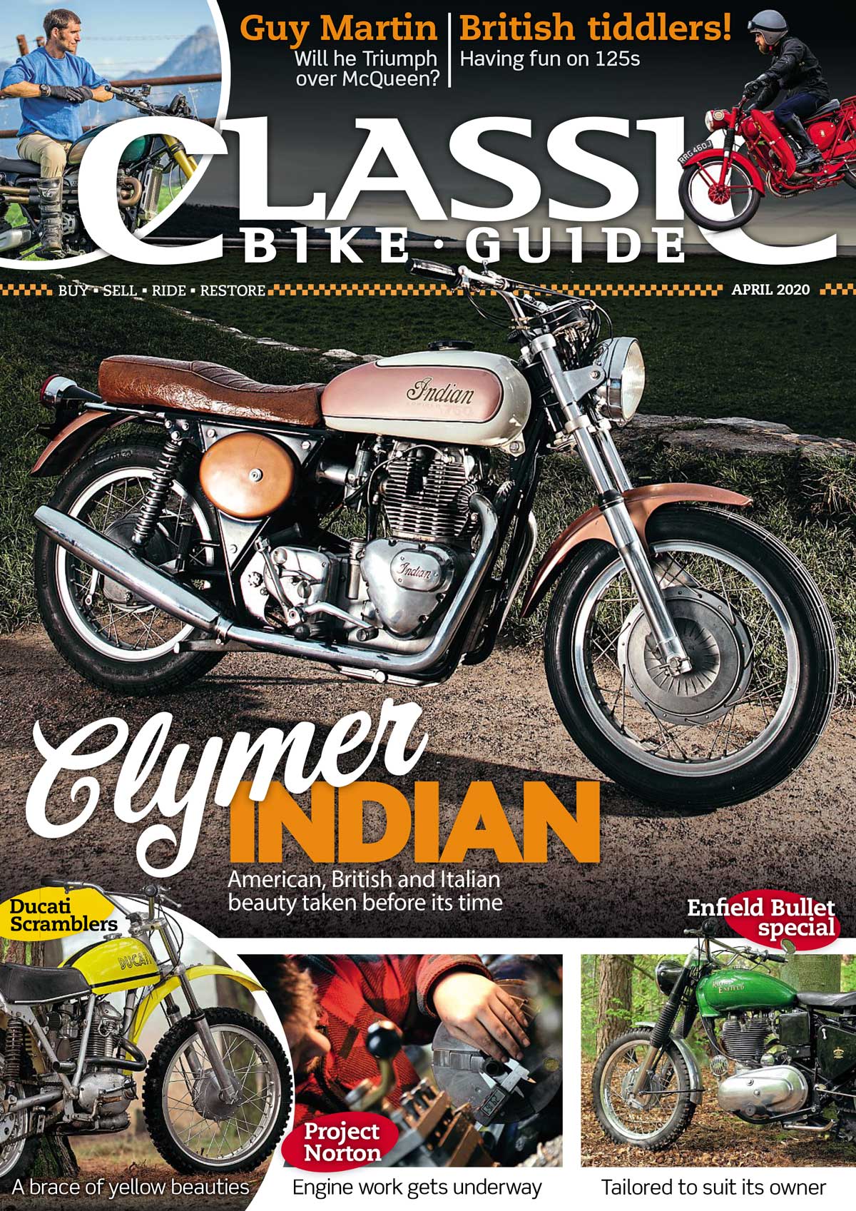 What's inside the April issue of Classic Bike Guide?