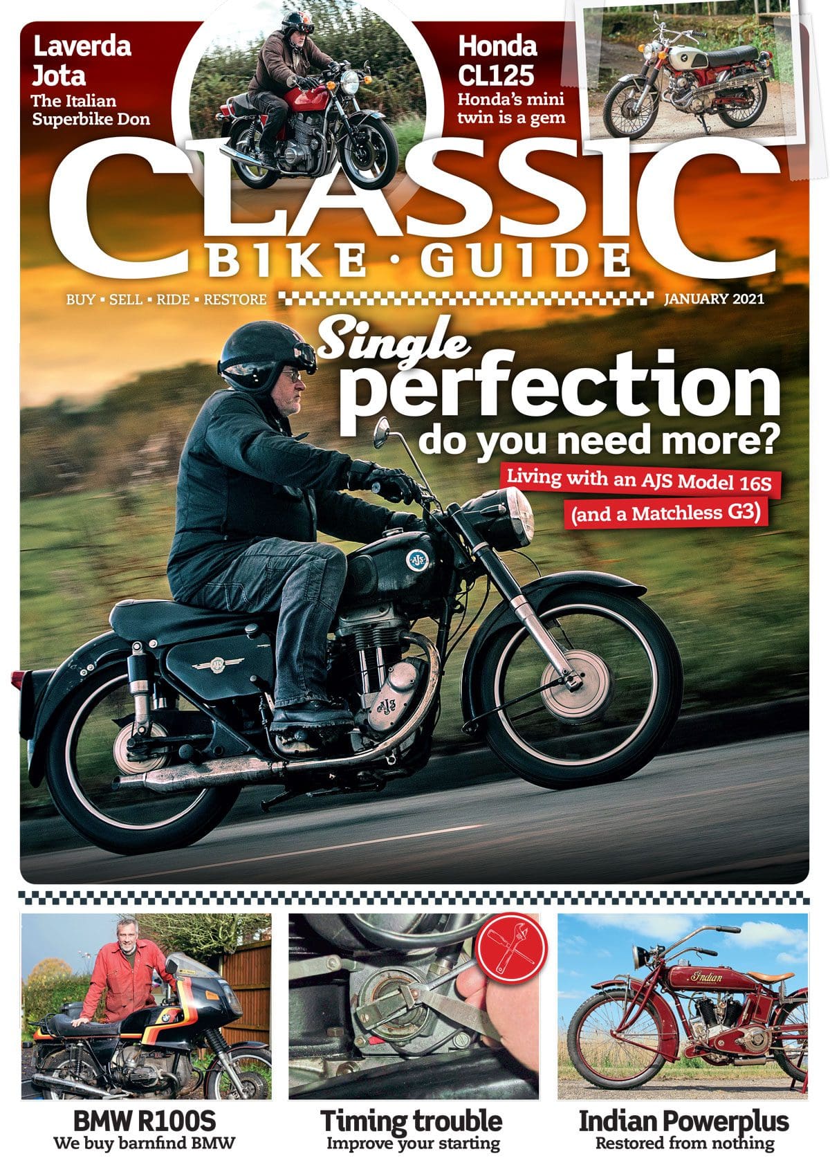 PREVIEW: January issue of Classic Bike Guide magazine - Classic Bike Guide