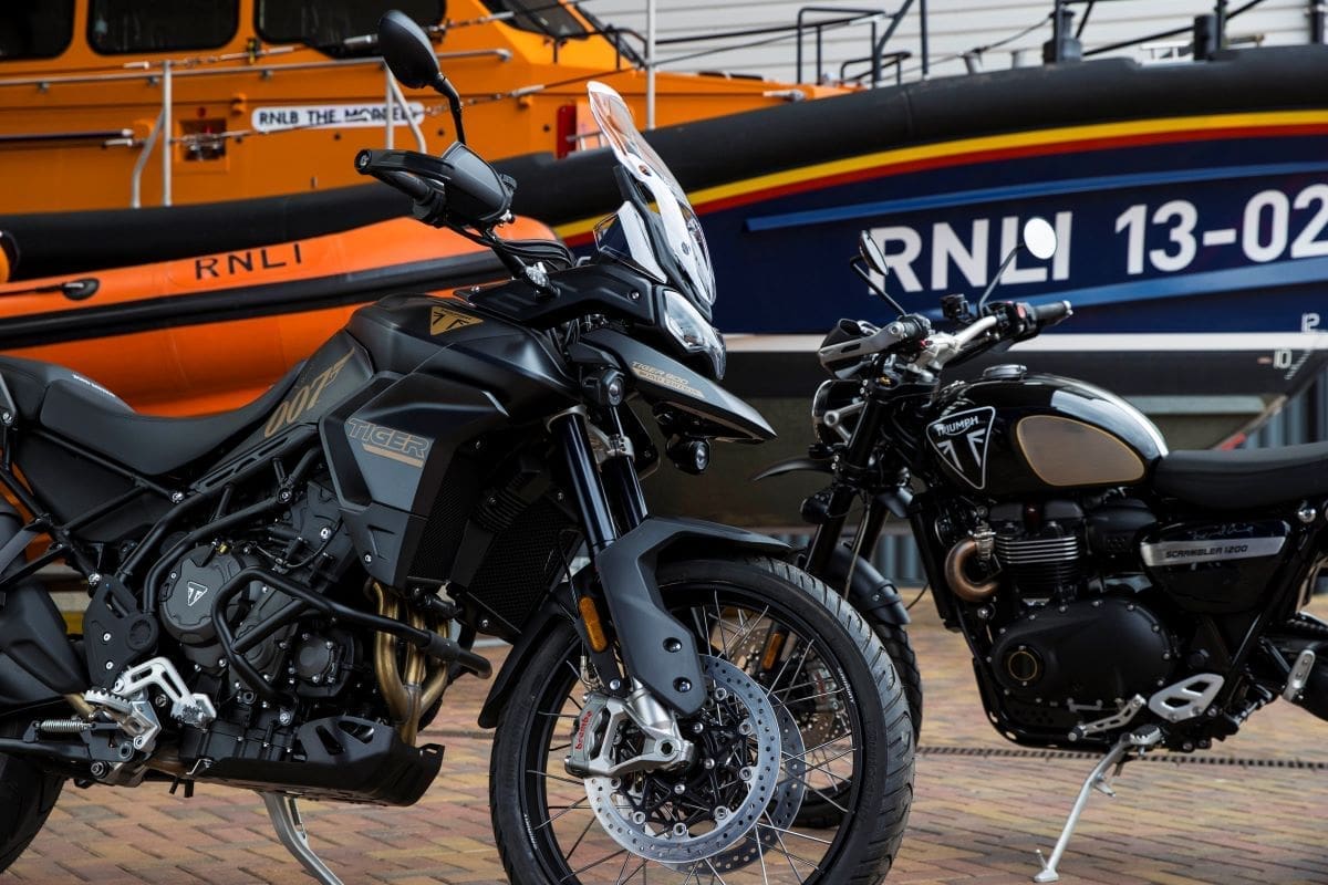 Daniel Craig's Bond Triumph motorcycles to be auctioned in support of ...